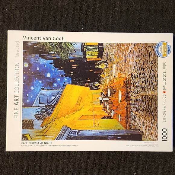 Eurographics Puzzles | Games | Vincent Van Gogh 00 Puzzle Cafe Terrace ...